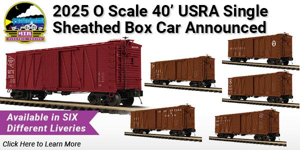 2025 O Scale 40' USRA Single Sheathed Box Car Announced | MTH Trains