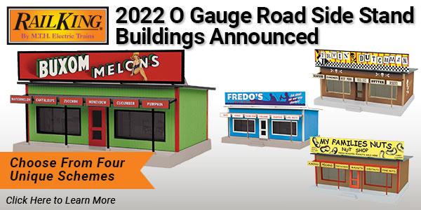 2022 RailKing Road Side Stand Buildings Announced | MTH Trains