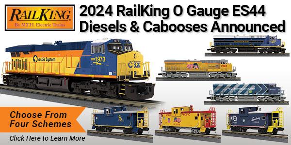 2024 O Gauge RailKing Imperial ES44 Diesels and Extended Vision ...
