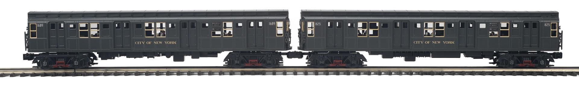 Metropolitan Transportation Authority O Scale Premier R1 2-Car Subway Set Add-On (Non-Powered ...