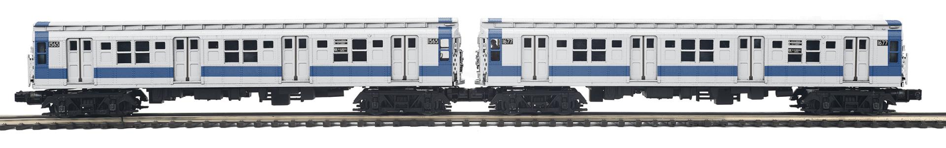 Metropolitan Transportation Authority O Scale Premier R9 2-Car Subway Set Add-On (Non-Powered ...