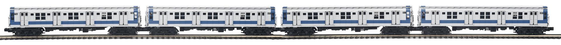 Metropolitan Transportation Authority O Scale Premier R9 4-Car Subway Set with Proto-Sound 3.0 ...