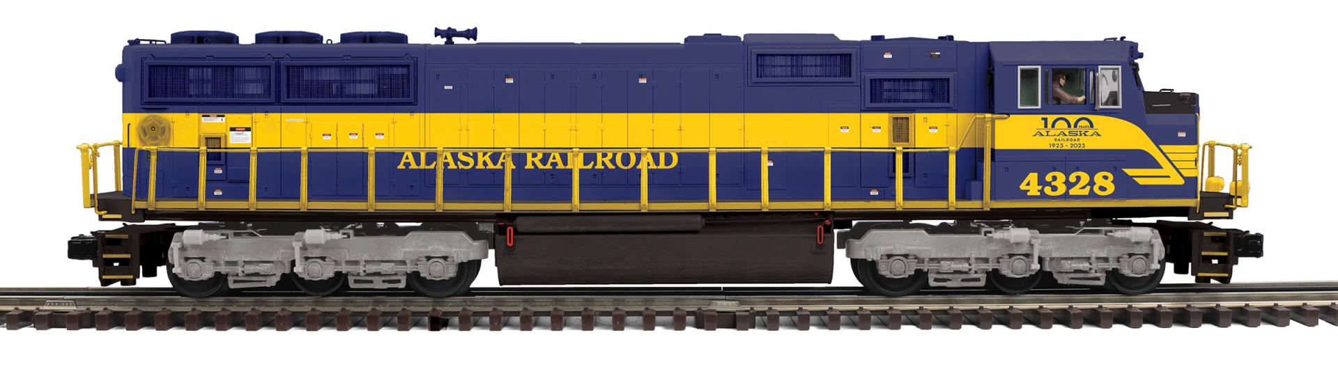 Alaska O Scale Premier SD70Mac Diesel Engine w/Proto-Sound 3.0 (Hi-Rail ...
