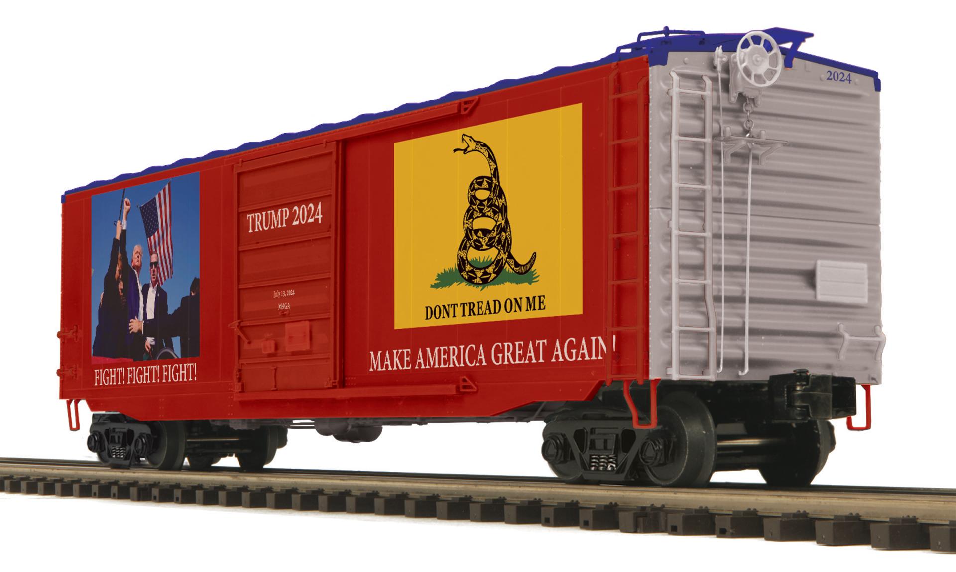 Donald J. Trump O Scale Premier 50’ Ps-1 Box Car w/Pullman Standard ...