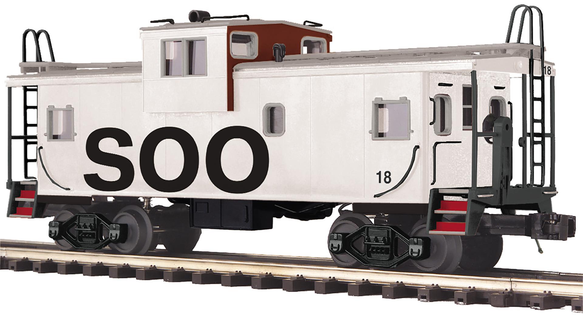 O Scale Premier SOO Line Extended Vision Caboose | MTH Trains