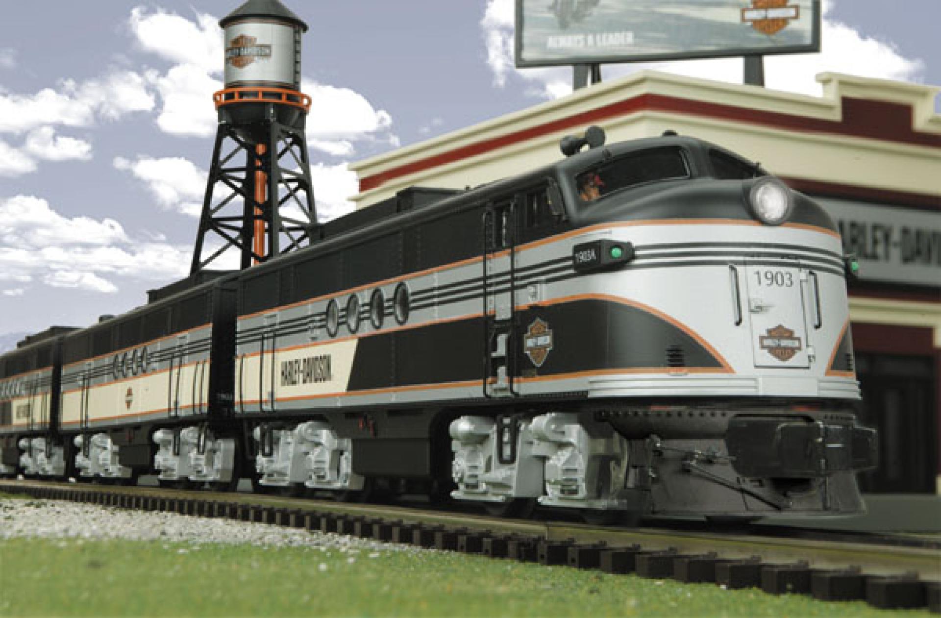 Harley-Davidson O Scale Premier FT ABA Diesel Set - With Proto-Sound 2.0 | MTH Trains