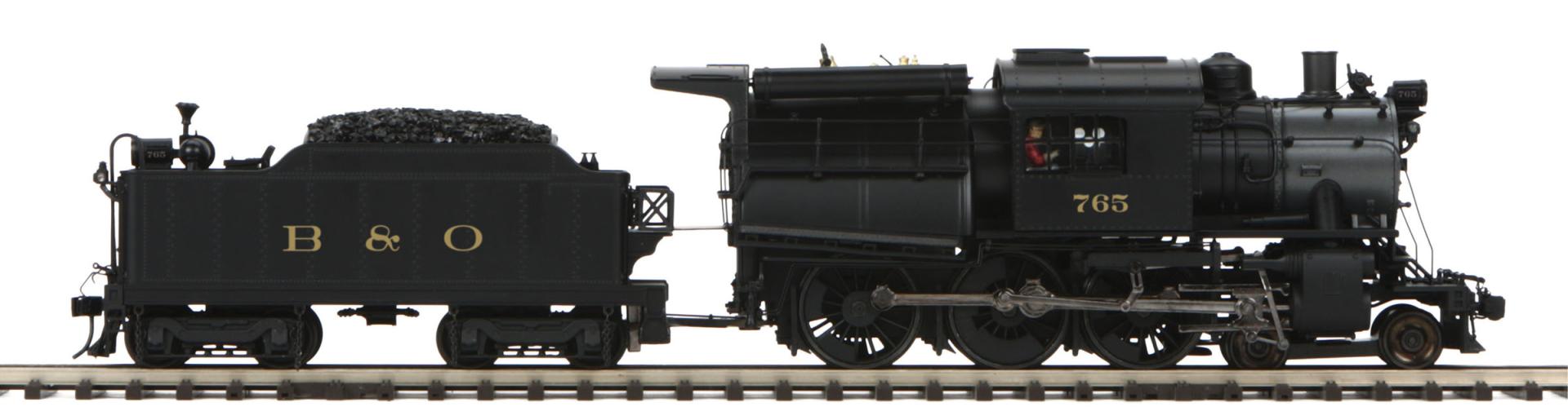 Baltimore & Ohio O Scale Premier 4-6-0 Camelback Steam Engine w/Proto ...