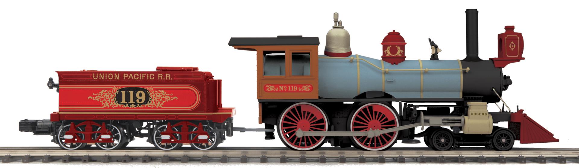 Union Pacific O Scale Premier 4-4-0 American Steam Engine w/Proto-Sound ...