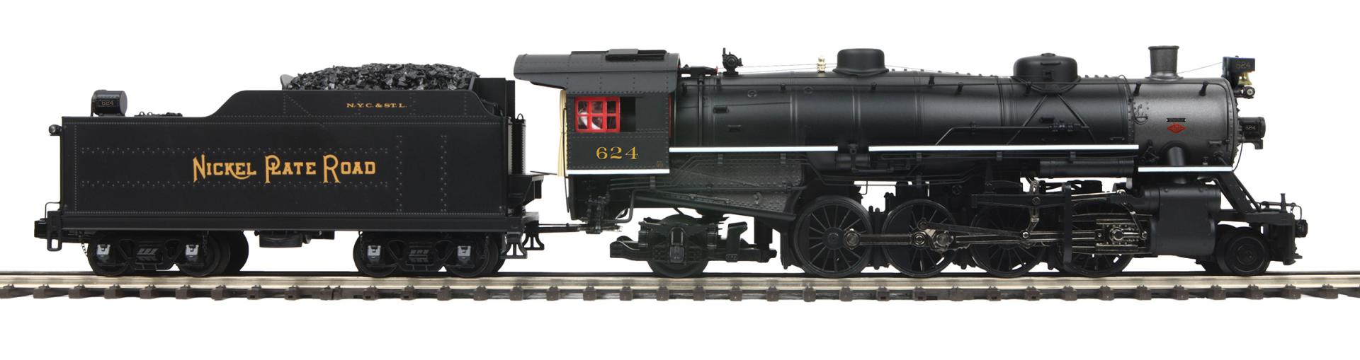 Nickel Plate Road O Scale Premier 2-8-2 USRA Light Mikado Steam Engine ...