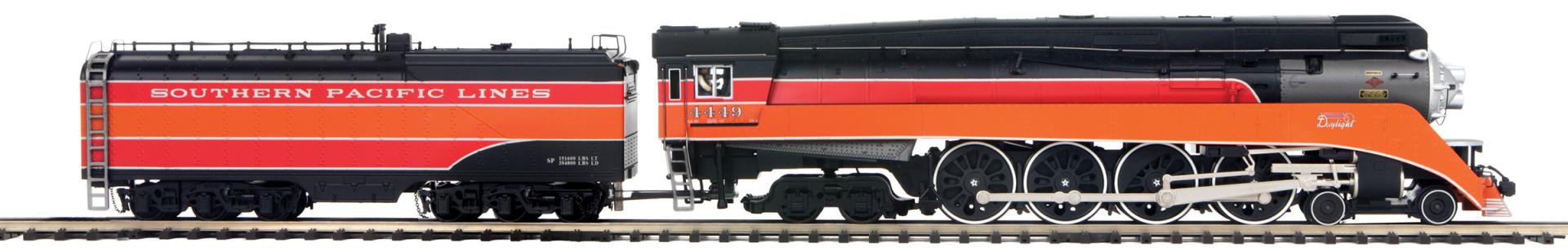 Southern Pacific Lines O Scale Premier 4-8-4 GS-4 Steam Engine w/Proto ...