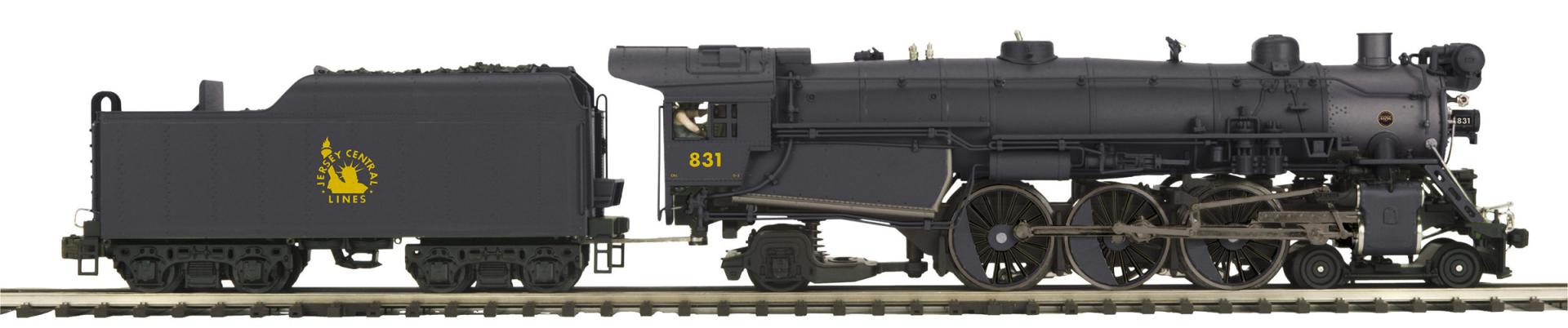Jersey Central O Scale Premier 4-6-2 P47 Baldwin Pacific Steam Engine w ...