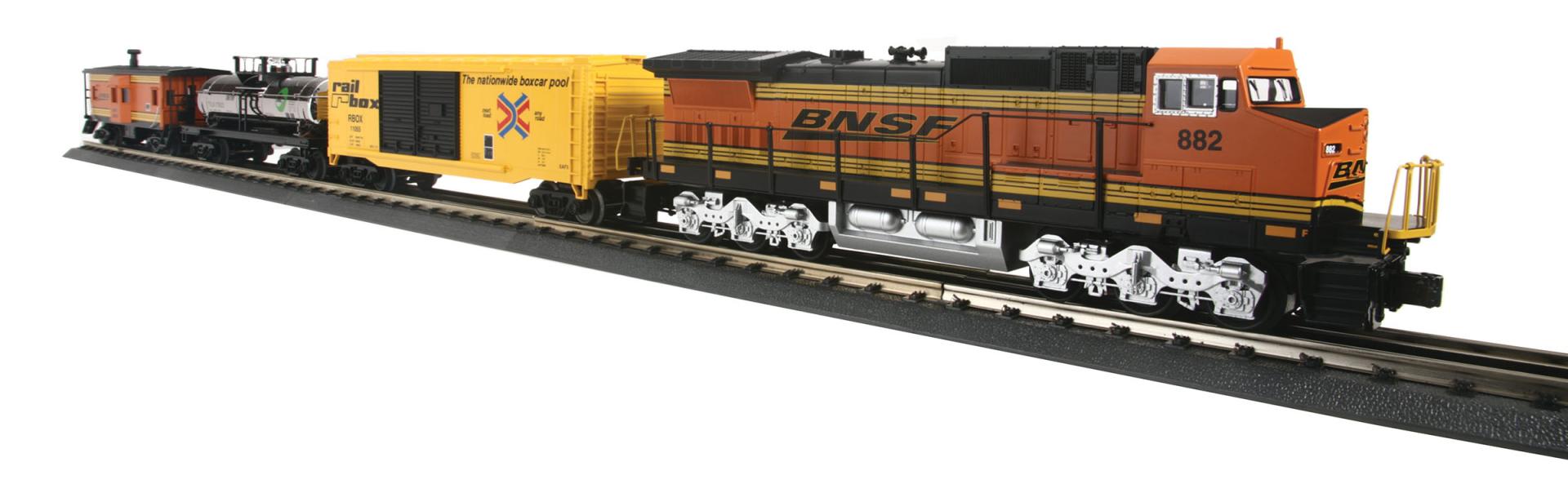 BNSF O Gauge RailKing Dash-8 Diesel R-T-R Freight Train Set w/Proto-Sound 3.0 | MTH Trains