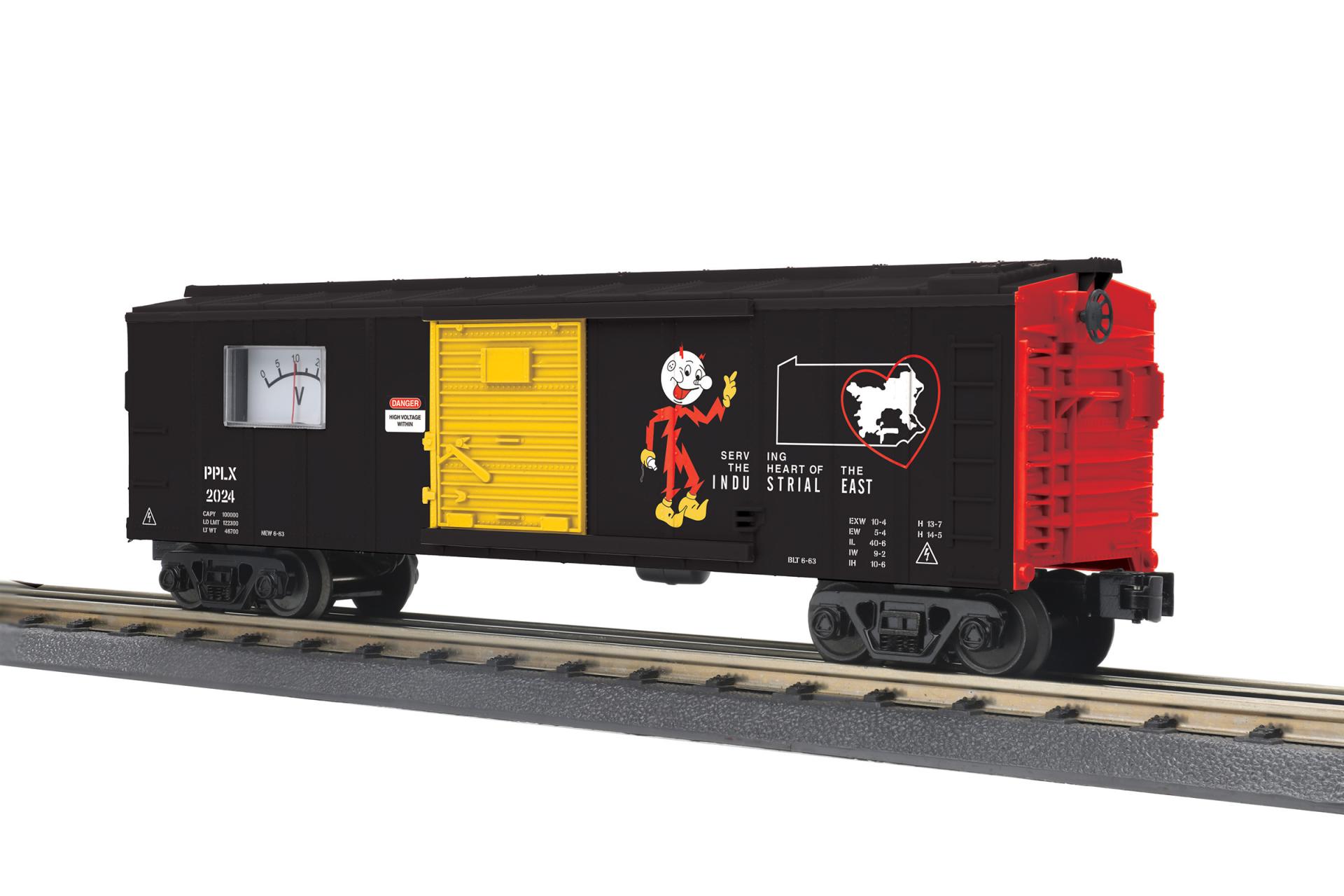 Pennsylvania Power & Light O Gauge RailKing Box Car w/Power Meter | MTH ...