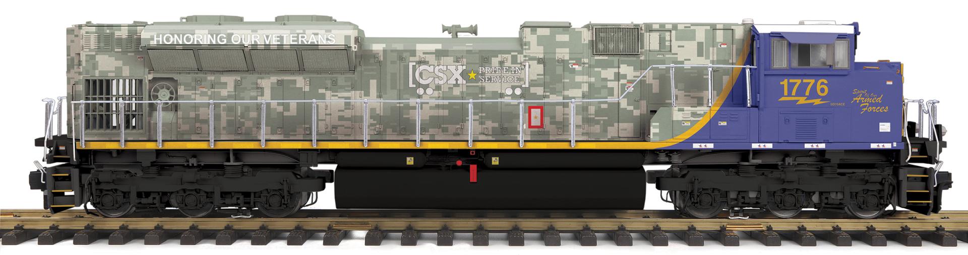 CSX G Gauge RailKing One Gauge SD70ACe Diesel Engine w/Proto-Sound 3.0 ...