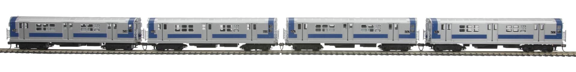 Metropolitan Transportation Authority HO Scale MTH HO R-17 4-Car Subway Set w/Proto-Sound 3.0 ...