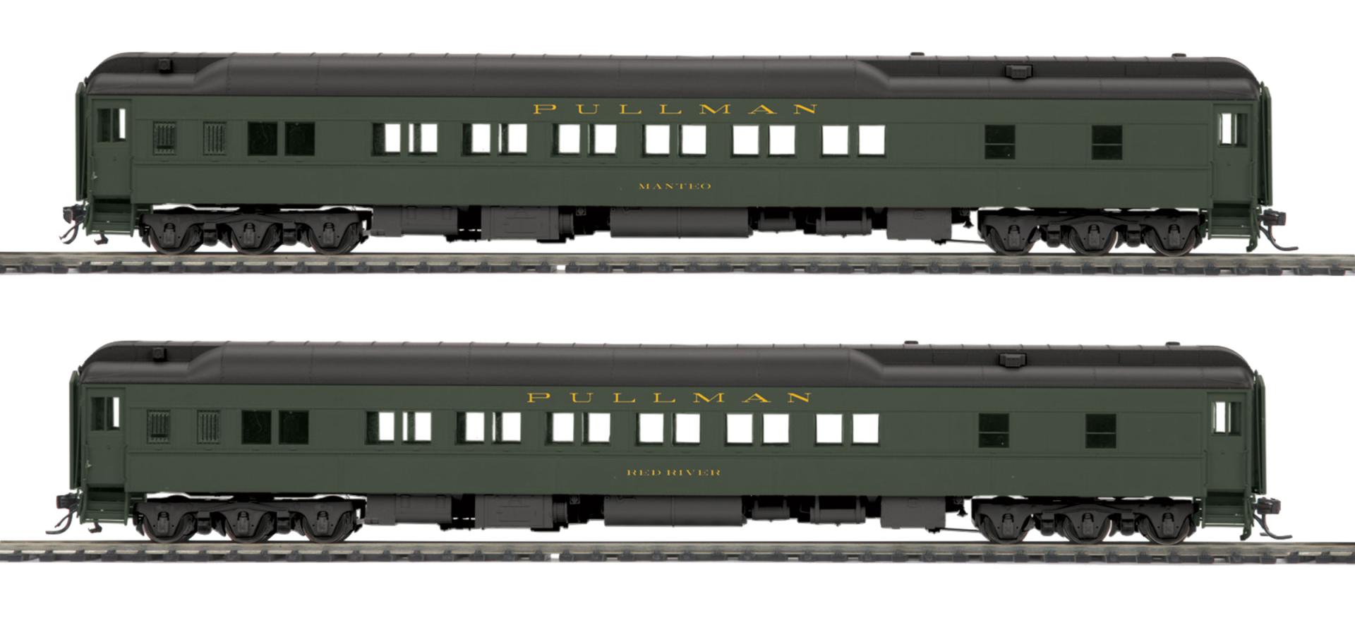 Pullman HO Scale MTH HO 2-Car Heavyweight Sleeper/Sleeper Passenger Set | MTH Trains